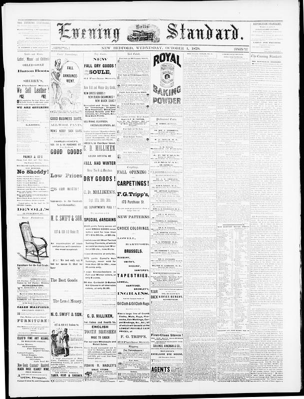 Evening Standard. October 01, 1879 - Digital Commonwealth