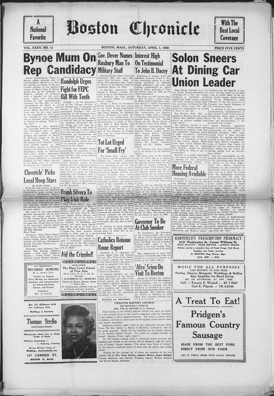 Boston Chronicle. April 01, 1950 - Digital Commonwealth