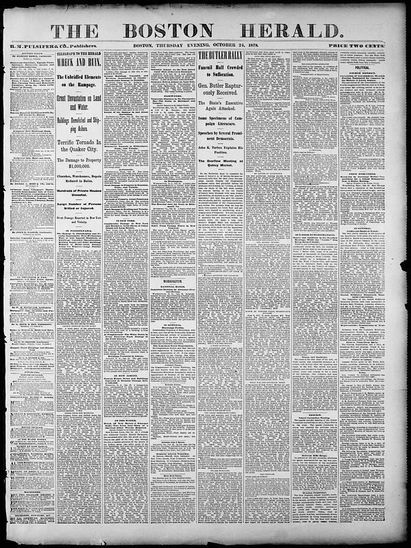 The Boston Herald. October 24, 1878 - Digital Commonwealth