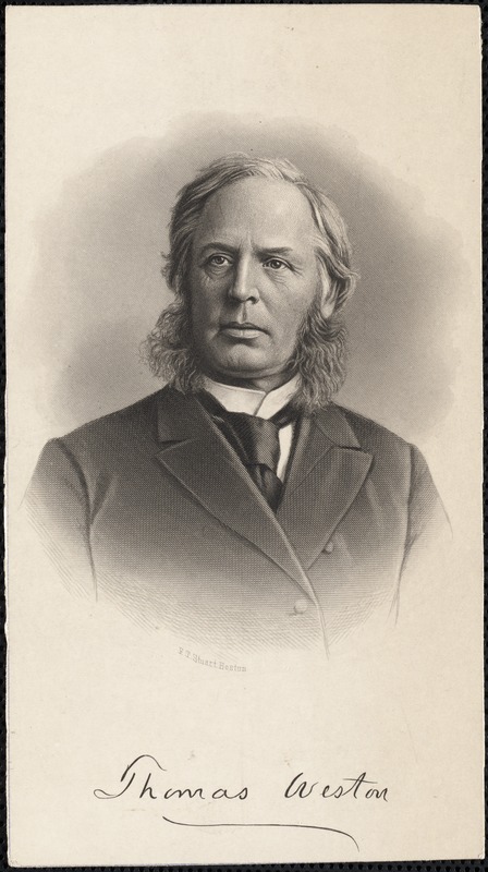 Etching of Thomas Weston - Digital Commonwealth