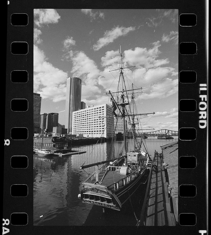 HMS Beaver moored near South Station, downtown Boston - Digital ...