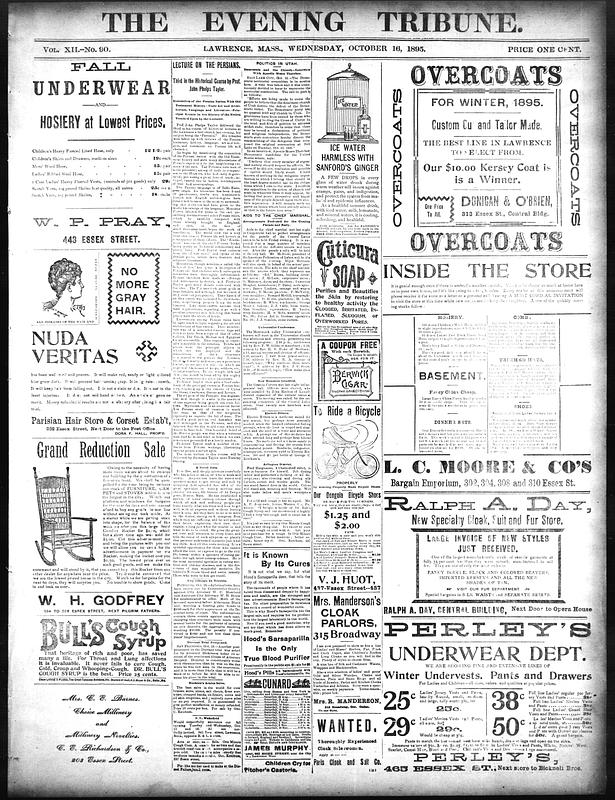 The Evening Tribune. October 16, 1895 - Digital Commonwealth