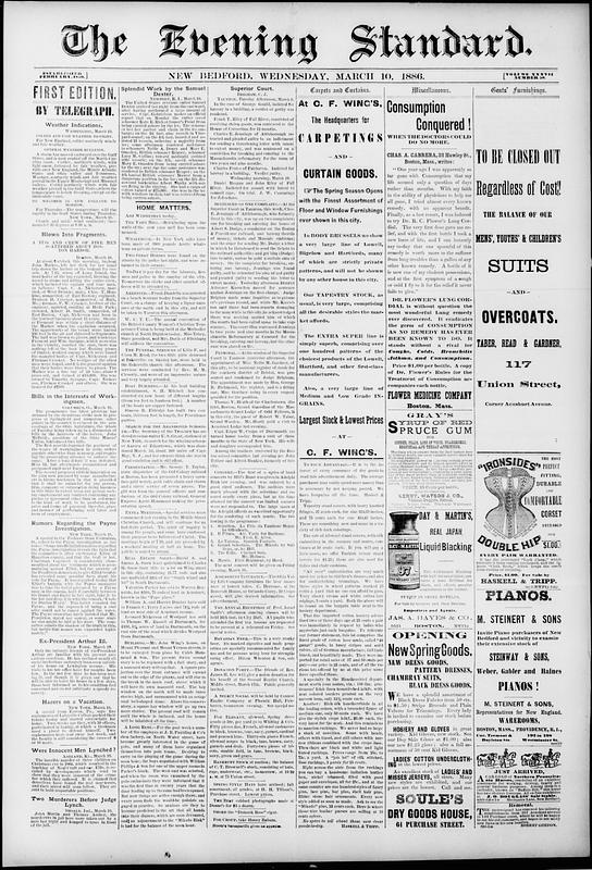 Evening Standard. March 10, 1886 - Digital Commonwealth