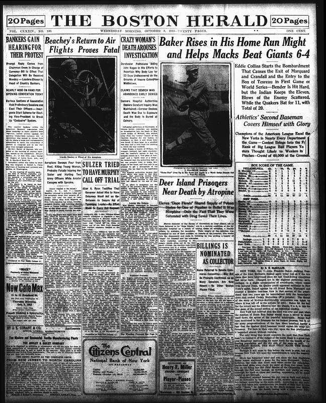 The Boston Herald. October 08, 1913 - Digital Commonwealth
