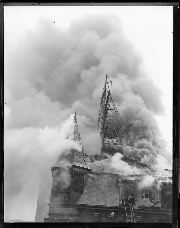 Central Square fire, Cambridge - Digital Commonwealth