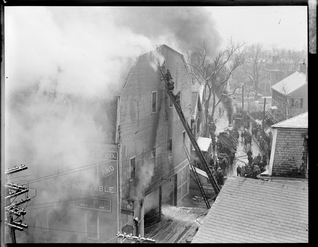 Fire in Cambridge - Digital Commonwealth