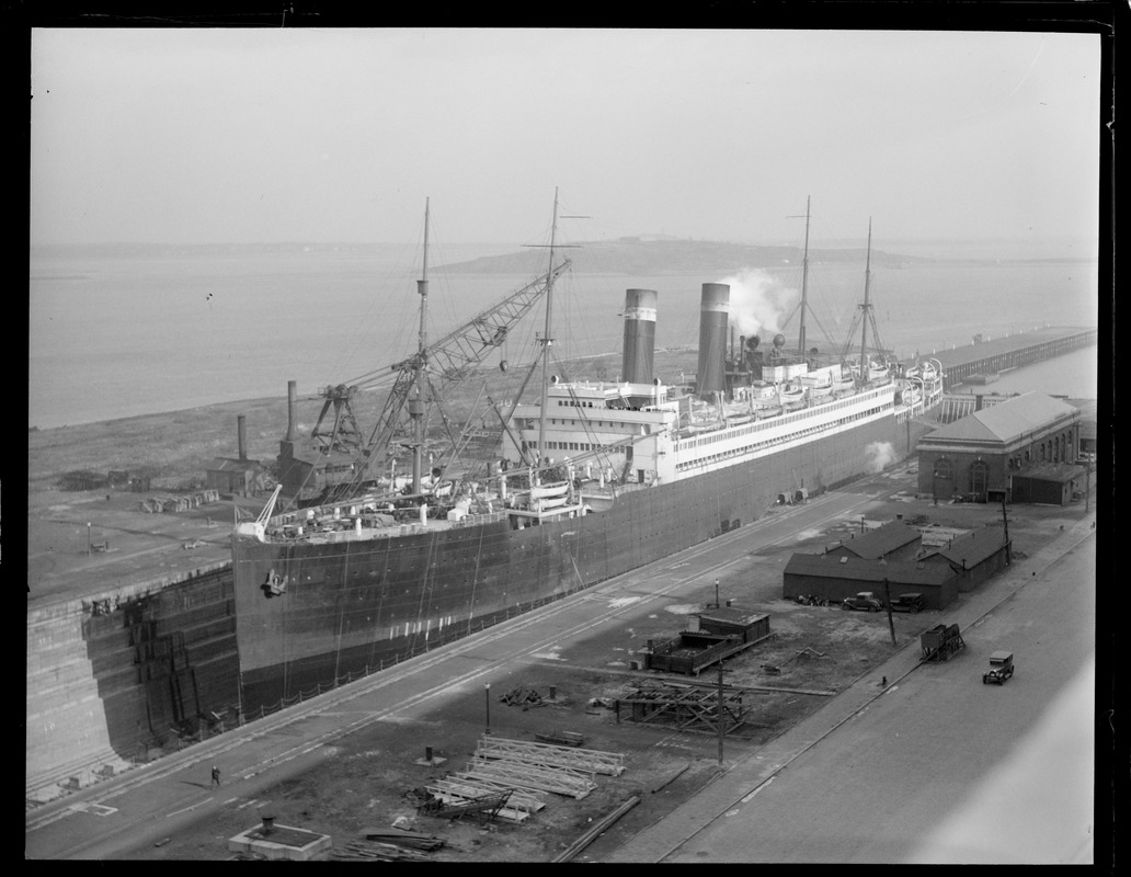 SS George Washington - South Boston drydock - Digital Commonwealth