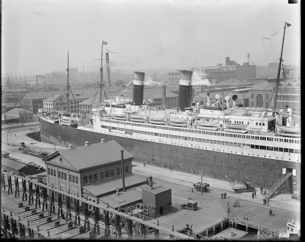 SS George Washington in Navy Yard - Digital Commonwealth