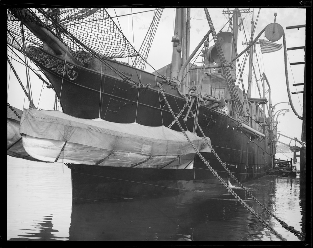 Ship - Cutter docked? - Digital Commonwealth