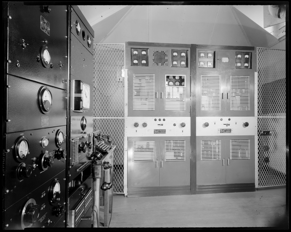 WCOP control room - Digital Commonwealth