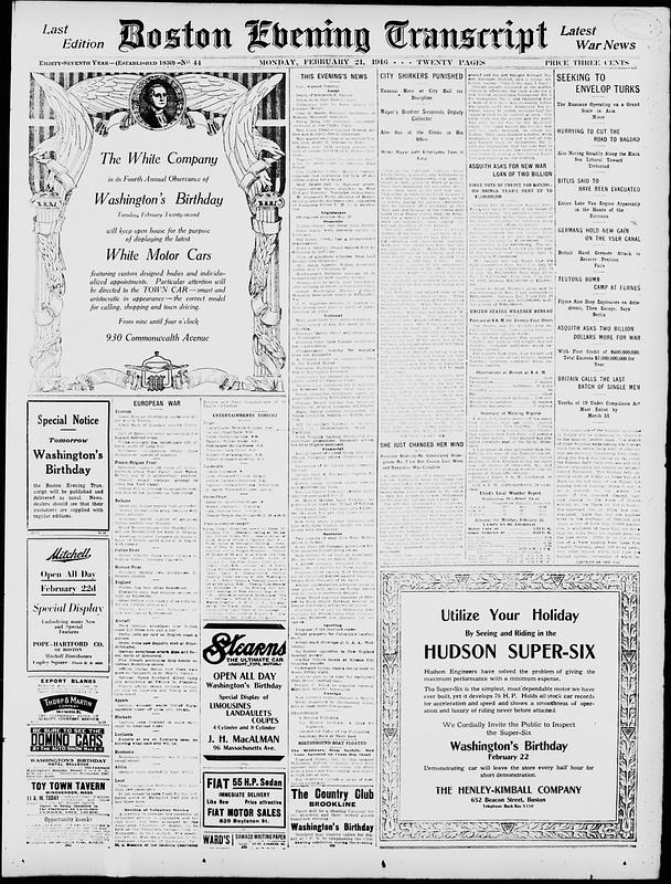 Boston Evening Transcript - Digital Commonwealth