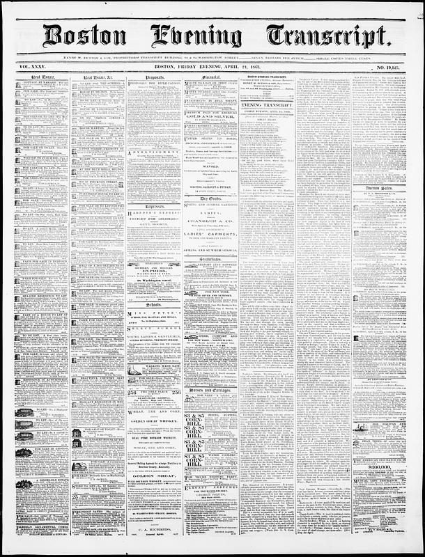 Boston Evening Transcript - Digital Commonwealth