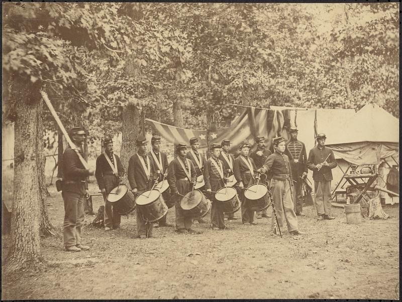 "Drum corps" 93d N.Y. Infantry, August, 1863 - Digital Commonwealth