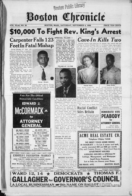 Boston Chronicle. September 06, 1958 - Digital Commonwealth