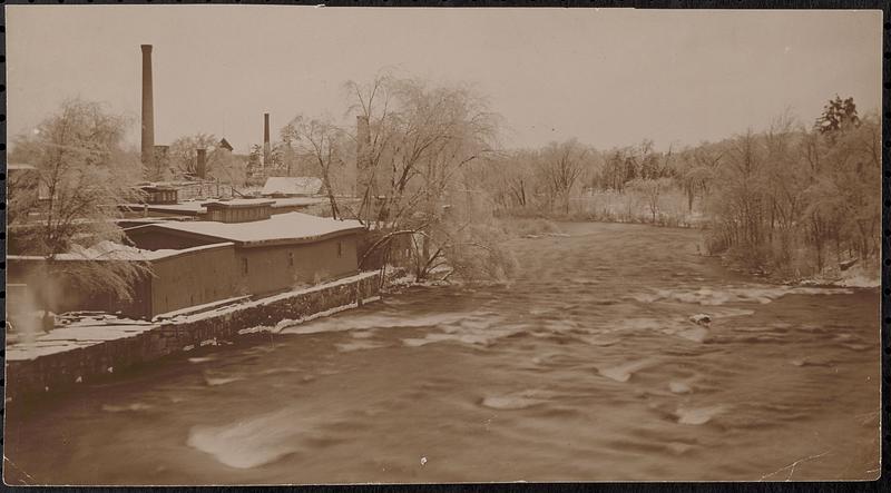 Paper Mill and river - Digital Commonwealth
