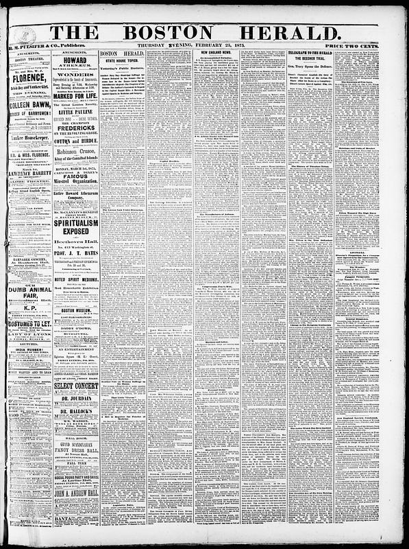 The Boston Herald. February 25, 1875 - Digital Commonwealth