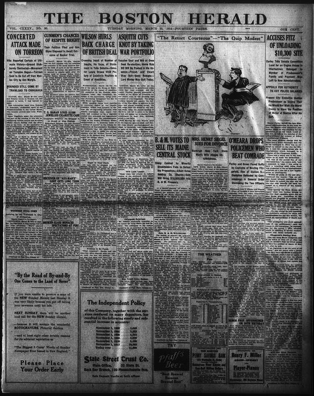 The Boston Herald. March 31, 1914 - Digital Commonwealth