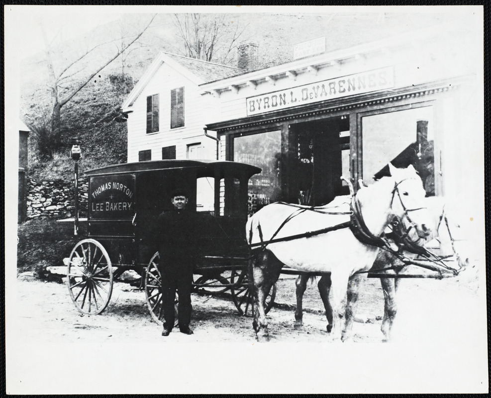 Byron L. DeVarennes General Store and Norton Bakery Wagon - Digital ...