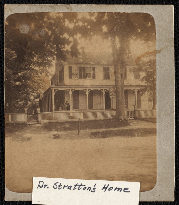 Dr. Stratton's House at Peases or Strattons Corner - Digital Commonwealth