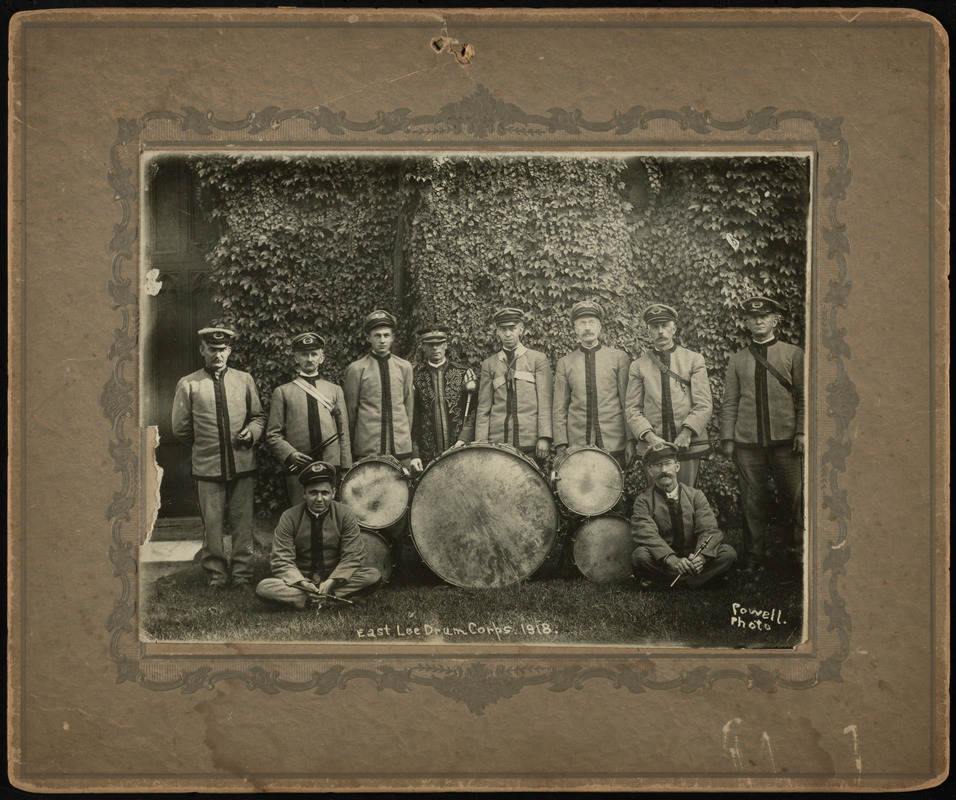 East Lee Drum Corps, 1918 - Digital Commonwealth