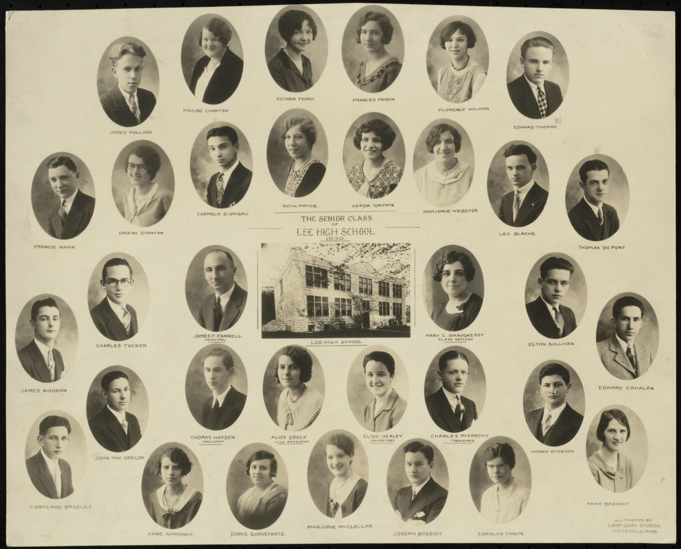Lee High class of 1930 - Digital Commonwealth