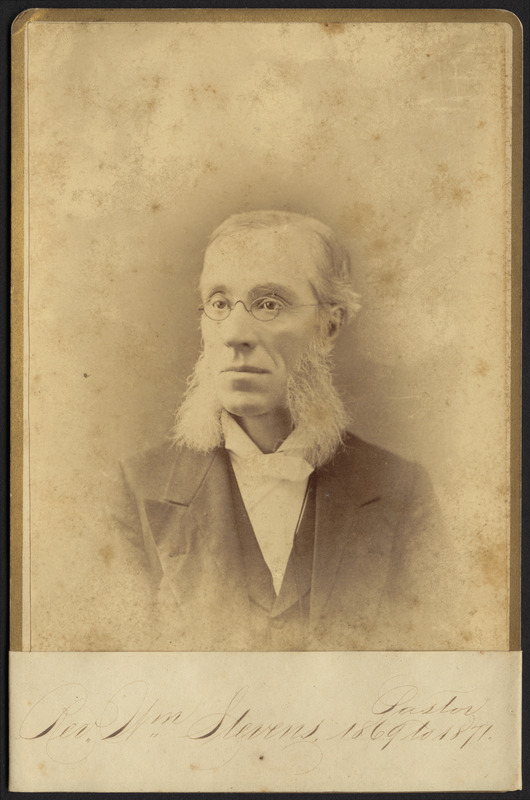Rev. Wm. Stevens - Digital Commonwealth