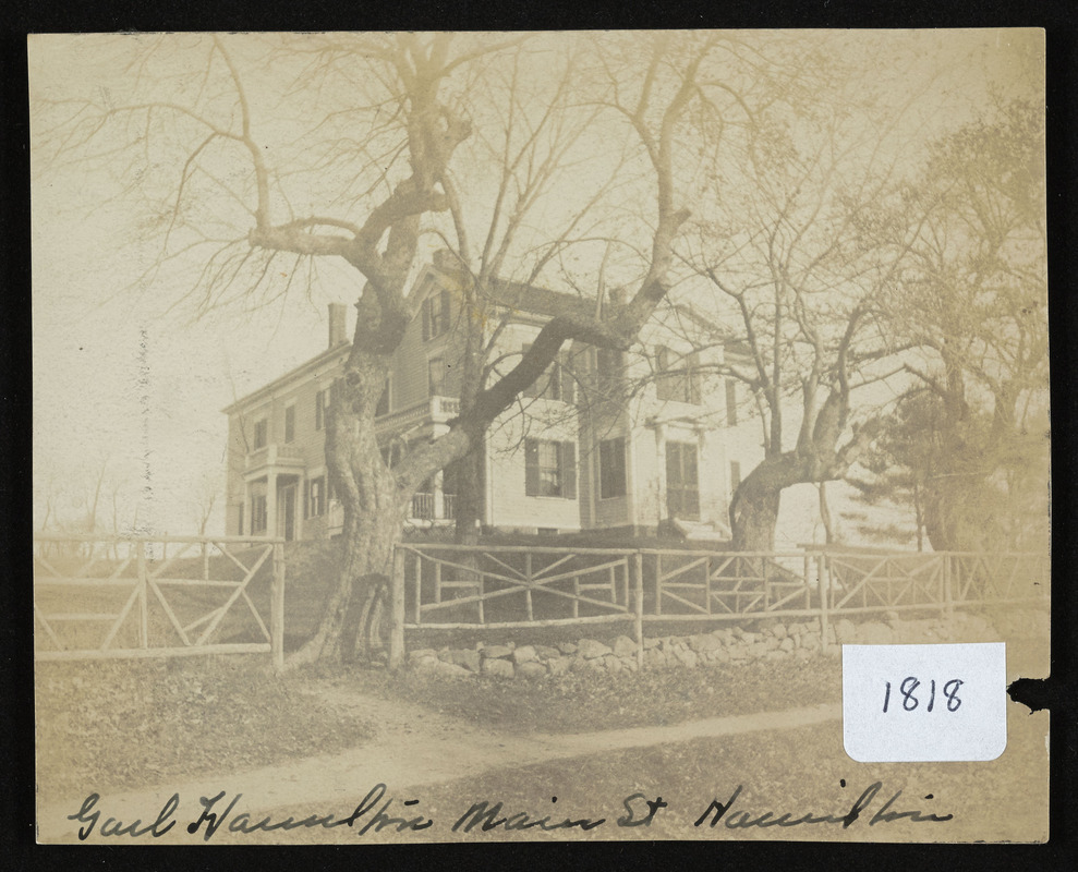 Gail Hamilton house, Main Street, Hamilton - Digital Commonwealth