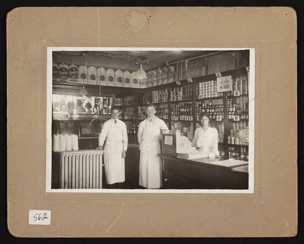 First national store in Hamilton, circa 1930, 20 Railroad Ave ...