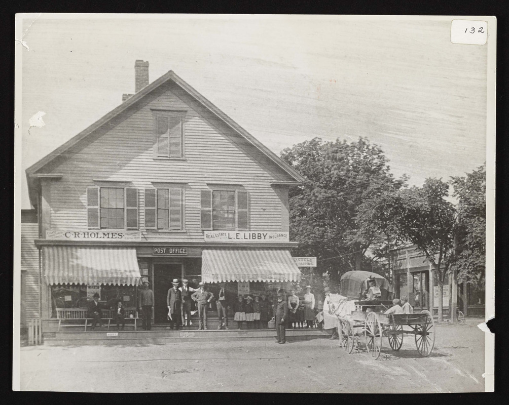 Hamilton Hardware Store, PO, June 11, 1900 - Digital Commonwealth
