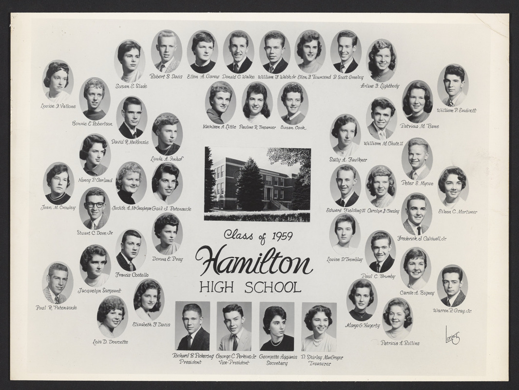 Class of 1959 Hamilton High School - Digital Commonwealth