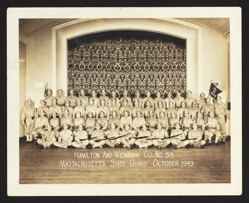 Hamilton and Wenham Co. No. 58, Massachusetts State Guard, October 1943 ...