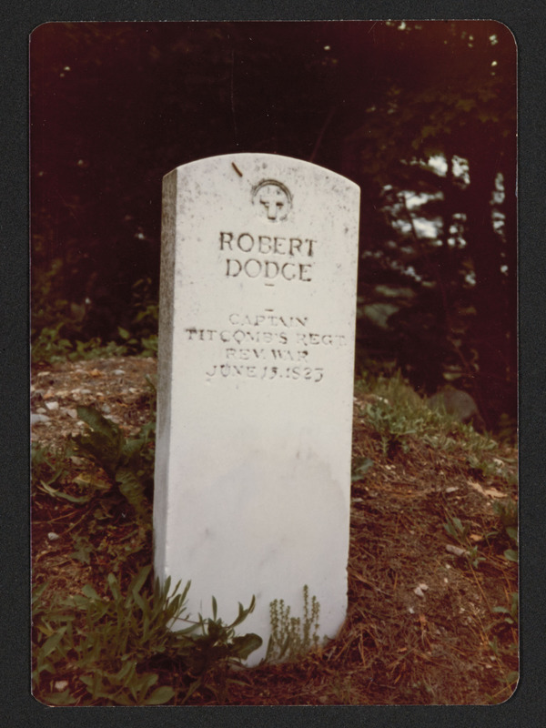 Robert Dodge, Captain Titcomb's Regt. Rev. War, June 13, 1823 - Digital ...