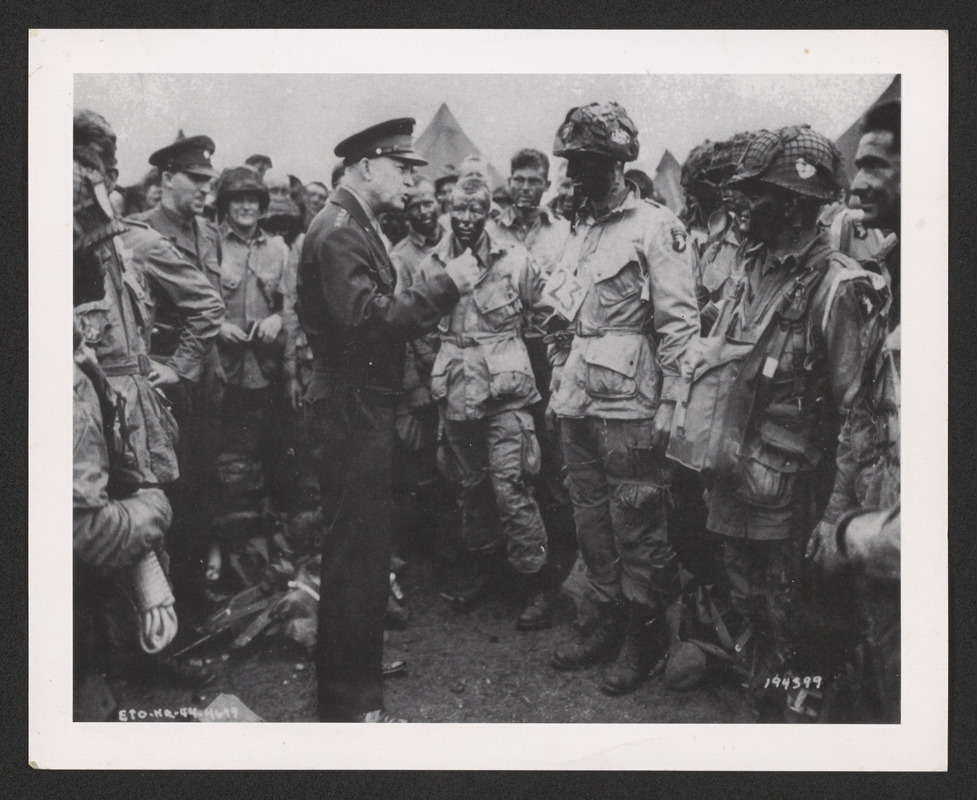 General Eisenhower Addressing the D-Day Troops - Digital Commonwealth