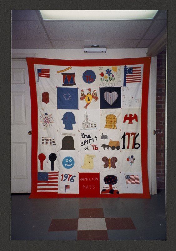 Bicentennial Quilt, made by Girl Scout Troop no. 49 to Hamilton ...