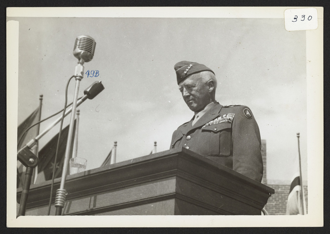General Patton speaking - Digital Commonwealth