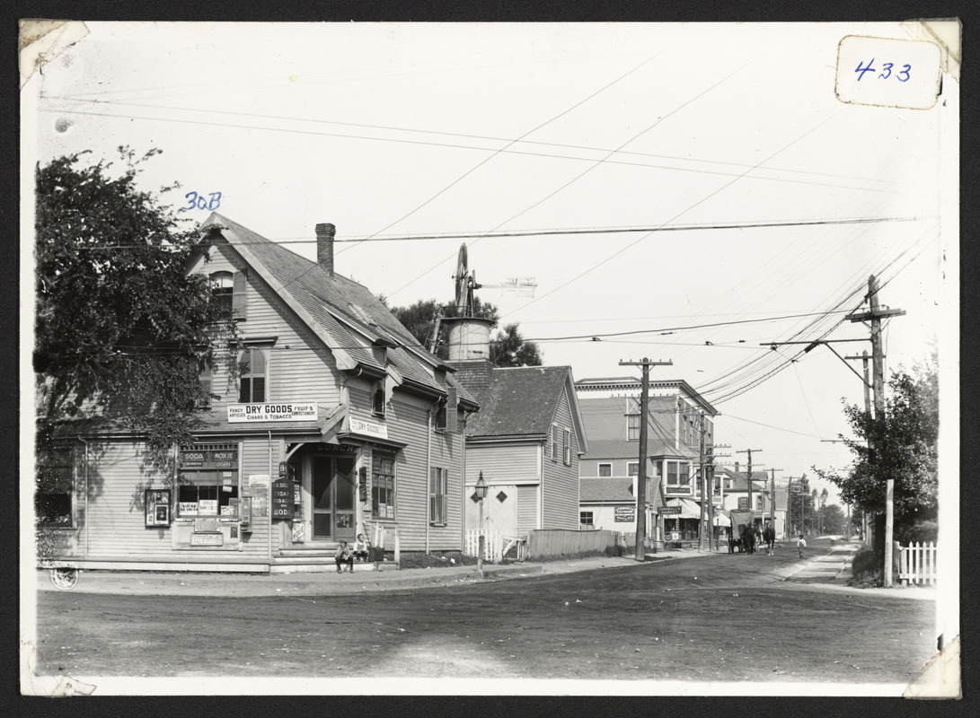 View down Railroad Ave from Depot Square, So. Hamilton - Digital ...