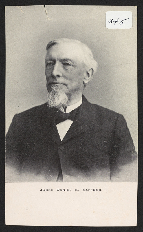 Judge Daniel E. Safford - Digital Commonwealth