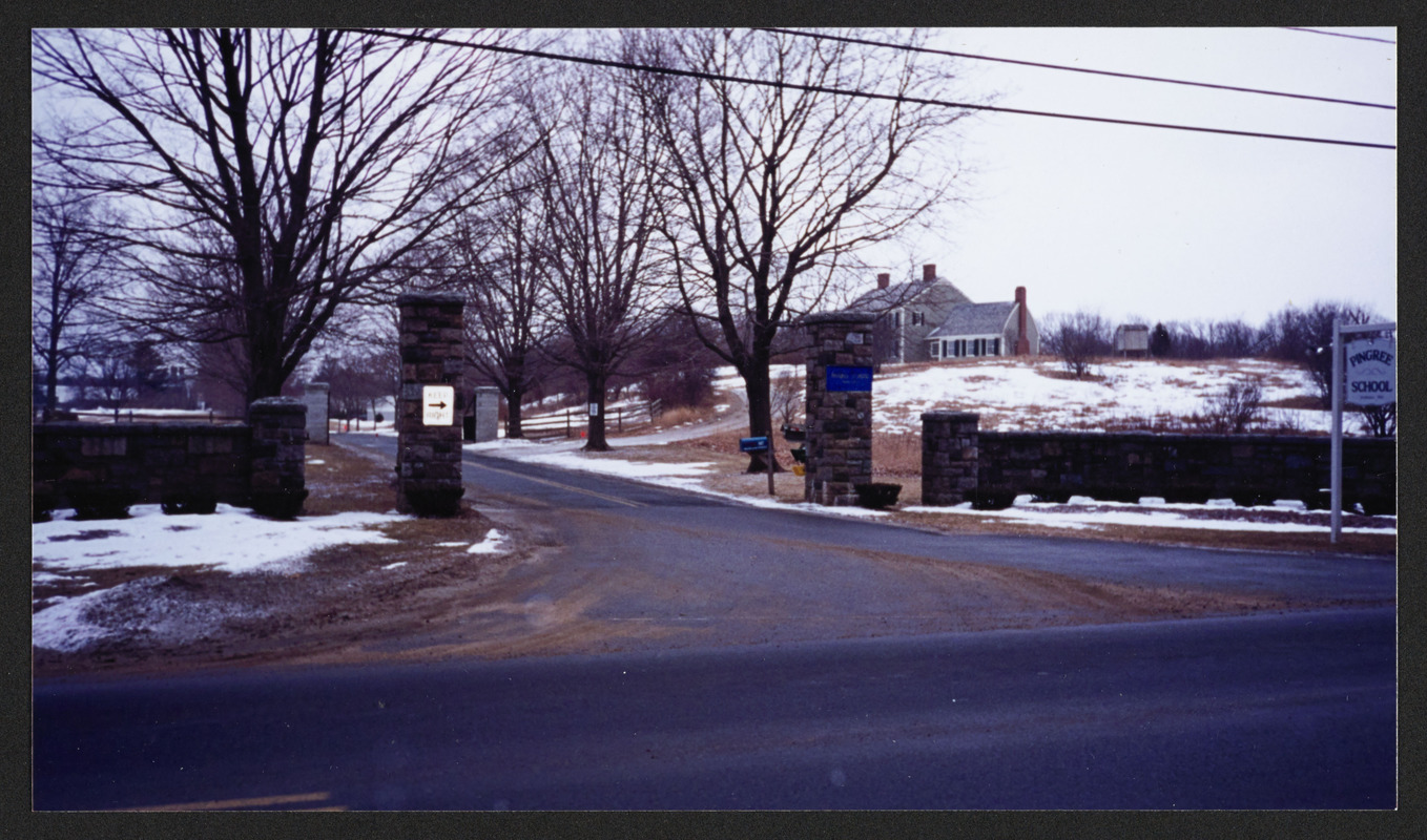 Driveway of Pingree School, Hamilton - Digital Commonwealth