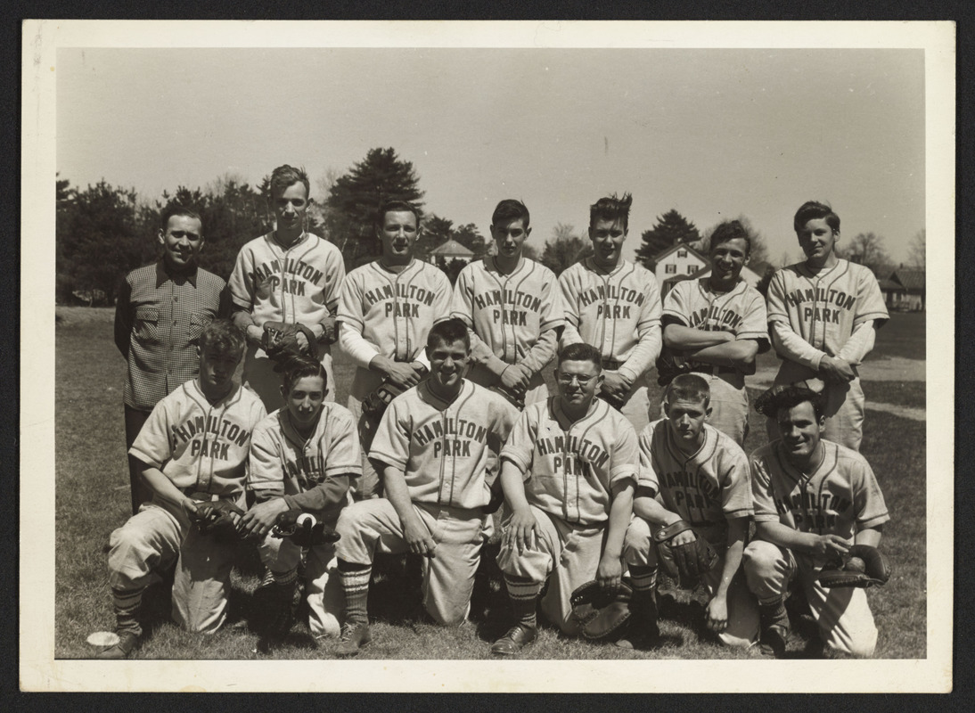 Hamilton Park baseball team - Digital Commonwealth
