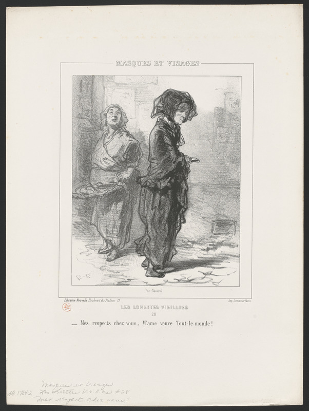 Mes respects chez vous, m'ame veuve Tout-le-Monde! - Digital Commonwealth