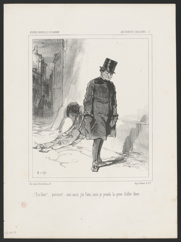 "Il a faim"..., paresse!...moi aussi j'ai faim, mais je prends la peine ...