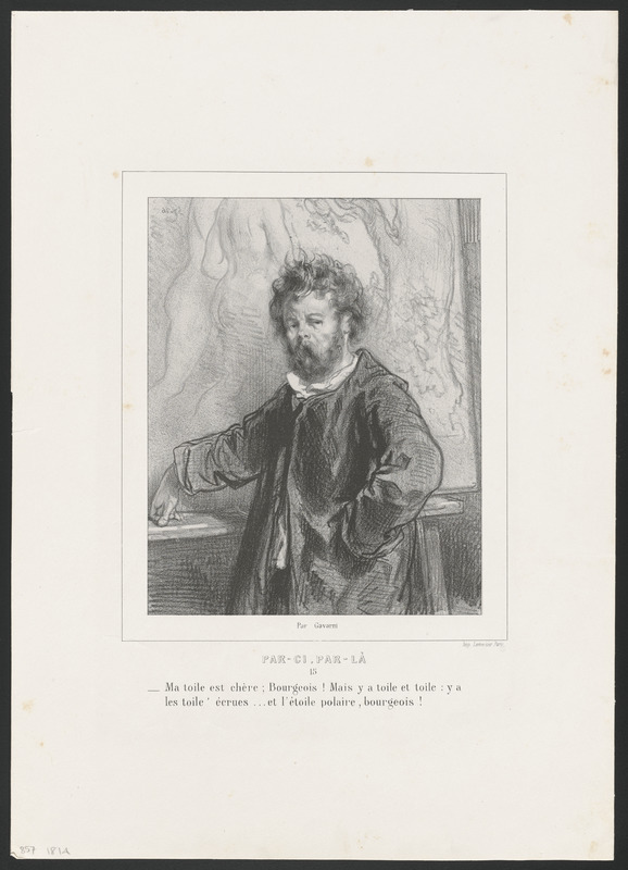 Ma toile est chère, bourgeois! Mais y a toile et toile, y a - les toile ...