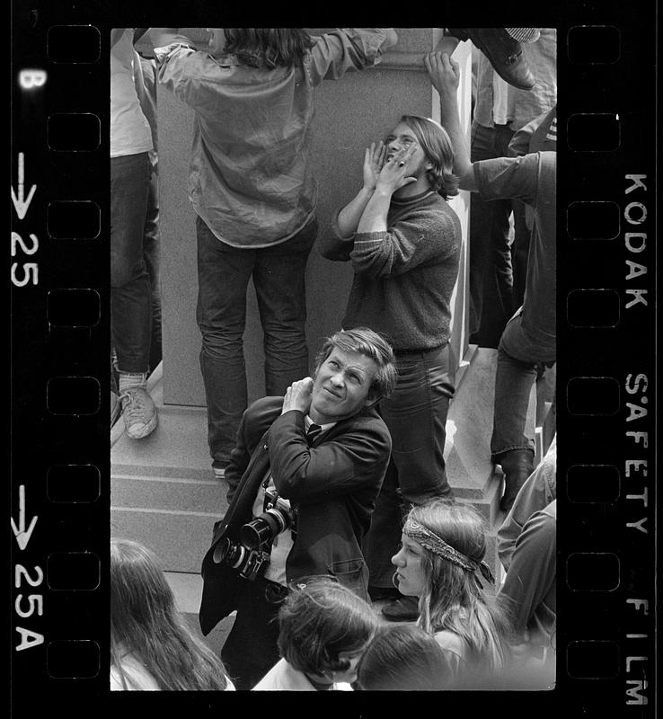 Freelance Photographer Doug Bruce covers demonstration, Boston ...