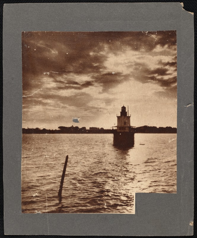 Butler Flats lighthouse, New Bedford, MA - Digital Commonwealth