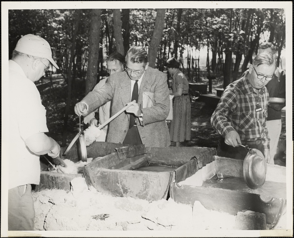 Emergency Mass Feeding, Fort Dix, New Jersey [1954] - Digital Commonwealth