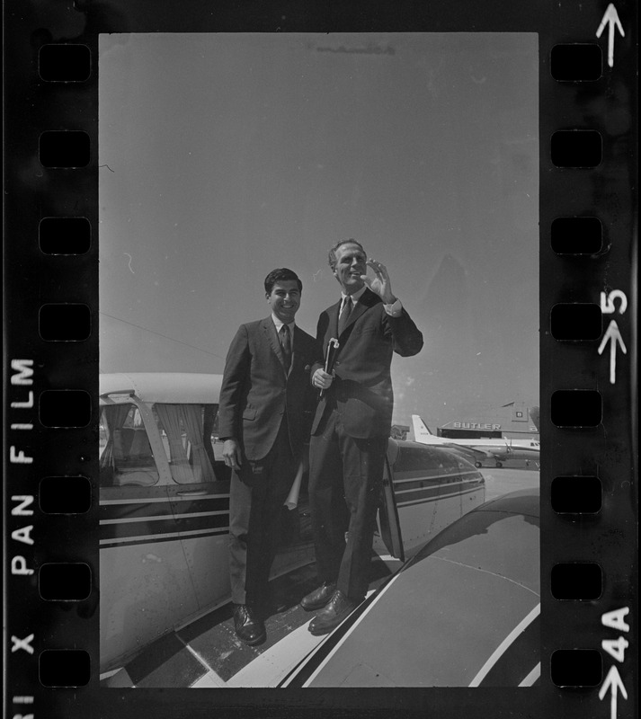 Gubernatorial nominee Kevin White and his running mate Michael Dukakis ...