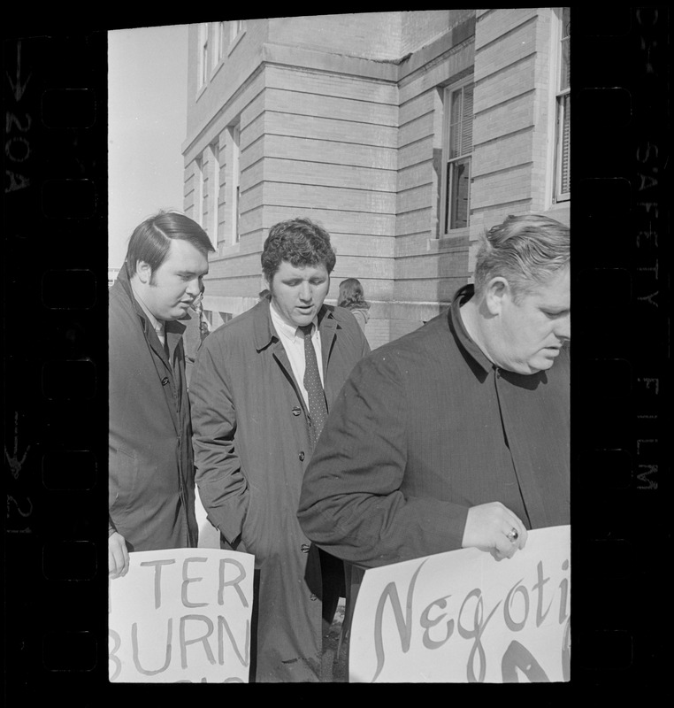 Arthur Hurley on the picket line at Woburn High School - Digital ...