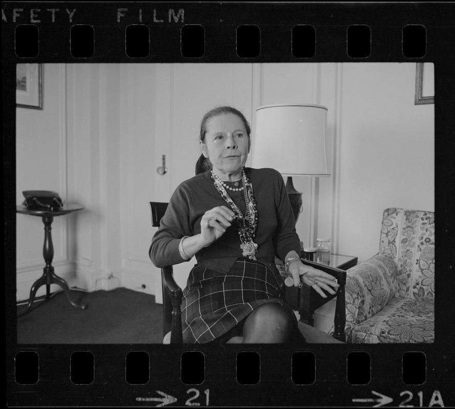 Ruth Gordon being interviewed at the Ritz-Carlton Boston - Digital ...