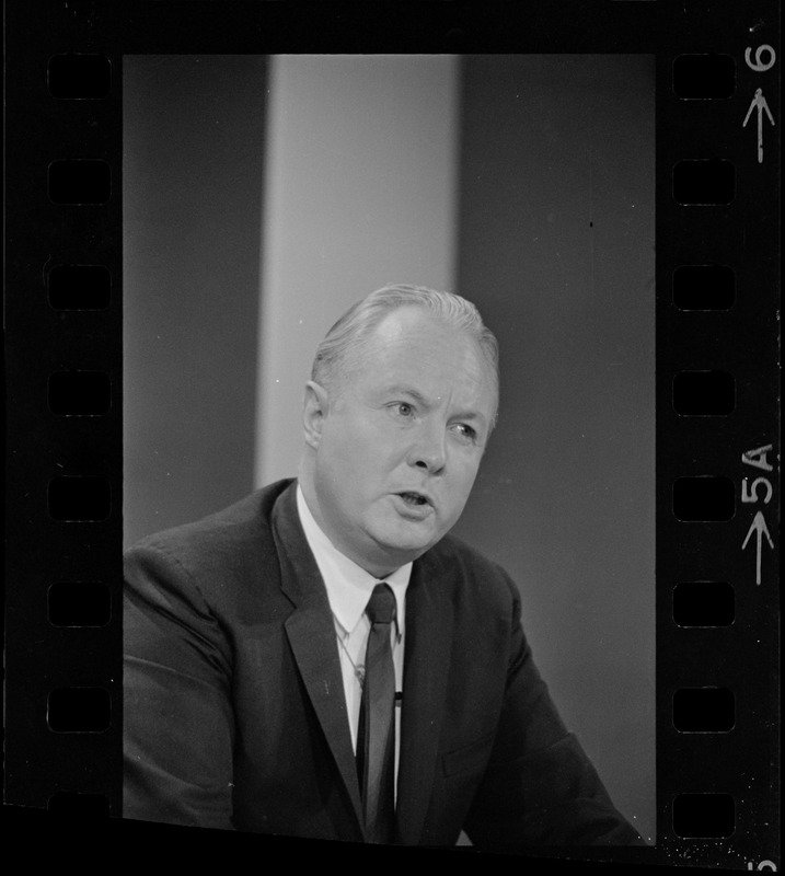 Boston Mayor John Collins during Democratic Senate primary debate ...