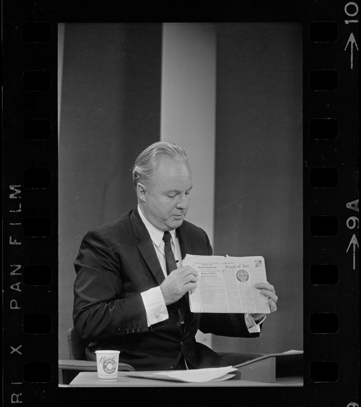 Boston Mayor John Collins during Democratic Senate primary debate ...